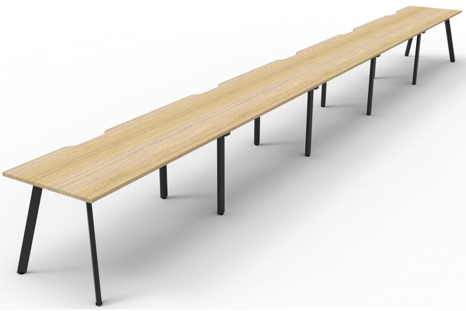 Deluxe Infinity 5 Person Workstations