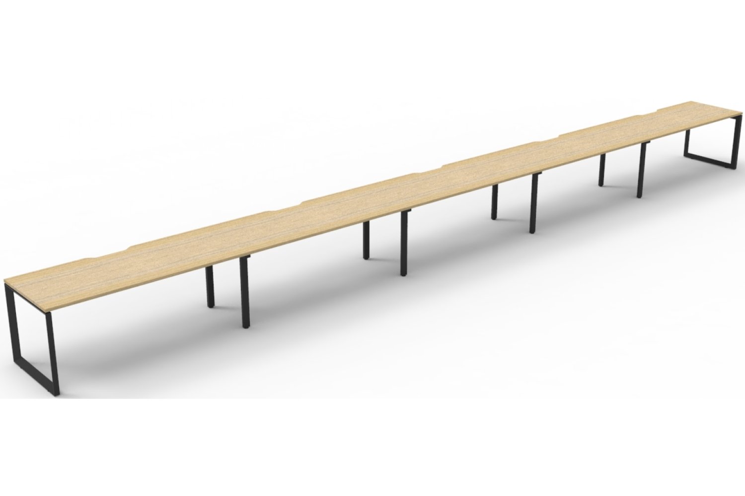 Deluxe Infinity 5 Person Workstations