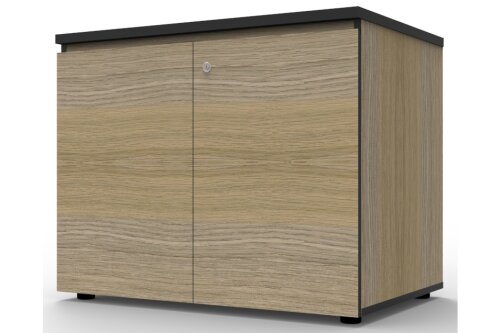 Deluxe Infinity 2 Door Credenzas - Natural Oak
